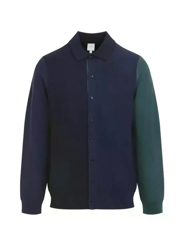 Paul Smith Colour-block Button-up Shirt - Blue