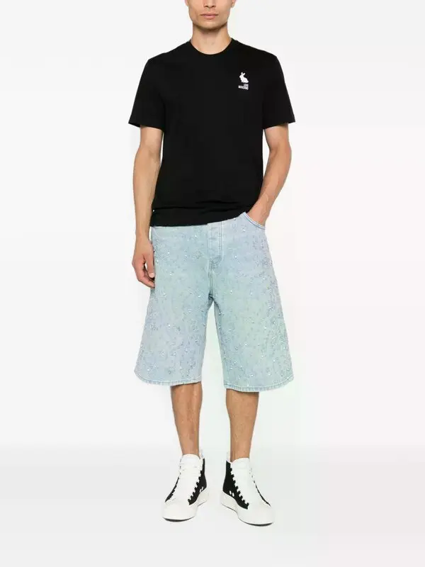 Moschino Embroidered-logo Short-sleeve T-shirt