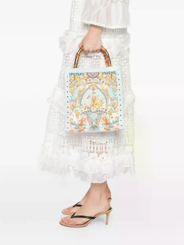 Camilla North South Tote Bag - Blue