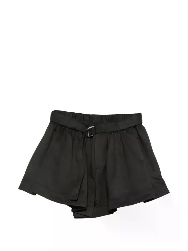 Sea Angelina Belted Shorts - Black
