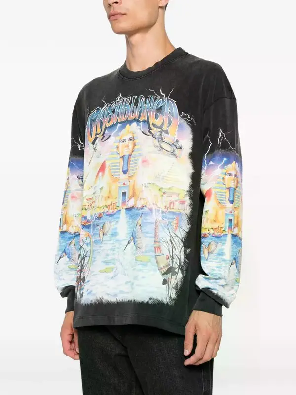 Casablanca Egypt As It Was Long-sleeve Top