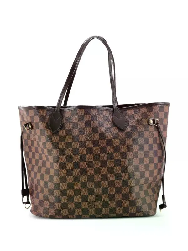 LOUIS VUITTON Damier Mm Tote Bag - Brown