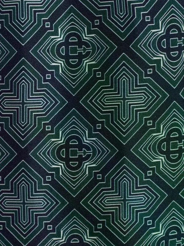 Casablanca Radiating Monogram Silk Deck Shorts
