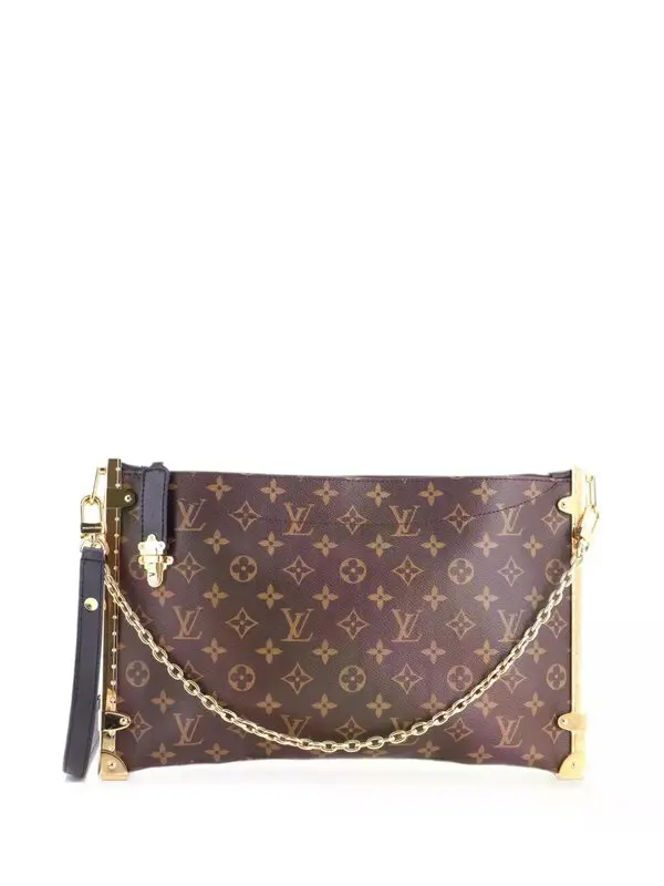 LOUIS VUITTON Lucky Trunk Monogram Canvas Shoulder Bag - Brown
