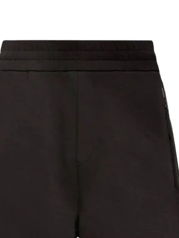 Moncler Interlock Logo-patch Track Shorts - Black