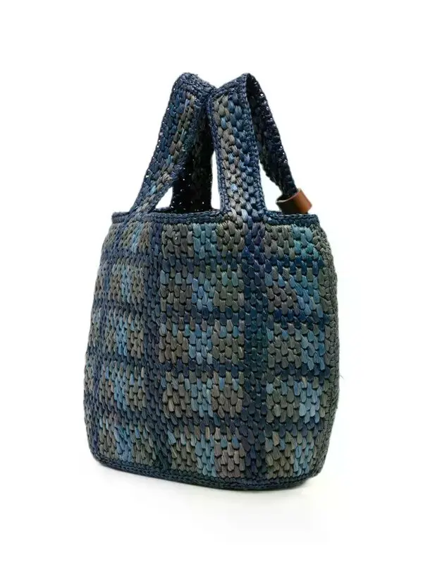 A.p.c. Pecan Raffia Tote Bag