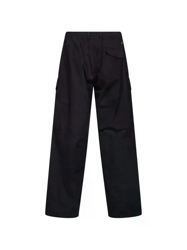 C.P. COMPANY Lens Detail Straight-leg Trousers - Black
