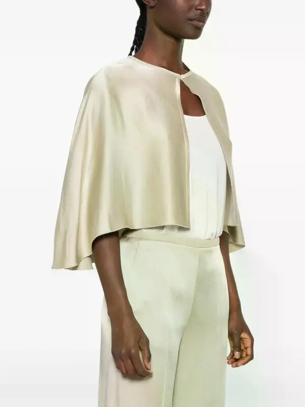 FORTE_FORTE Satin Finish Cape Top