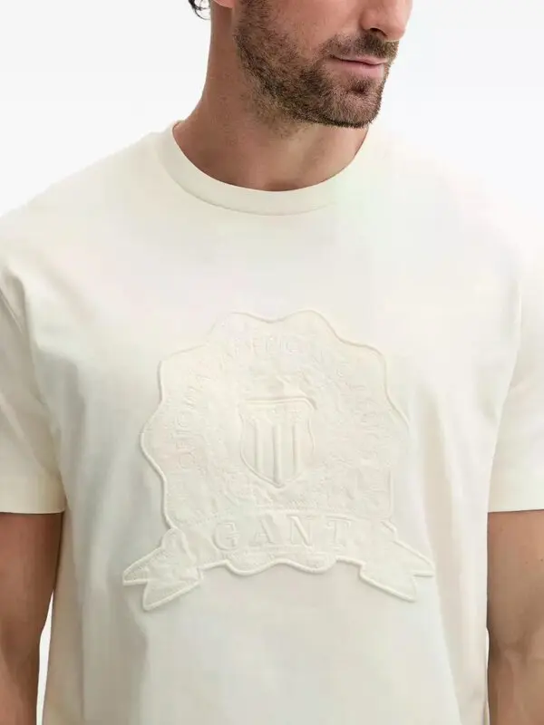 Gant Embroidered-patch T-shirt