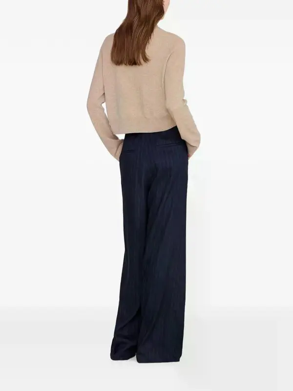 ANINE BING Joye Cardigan In Stone Melange - Neutrals