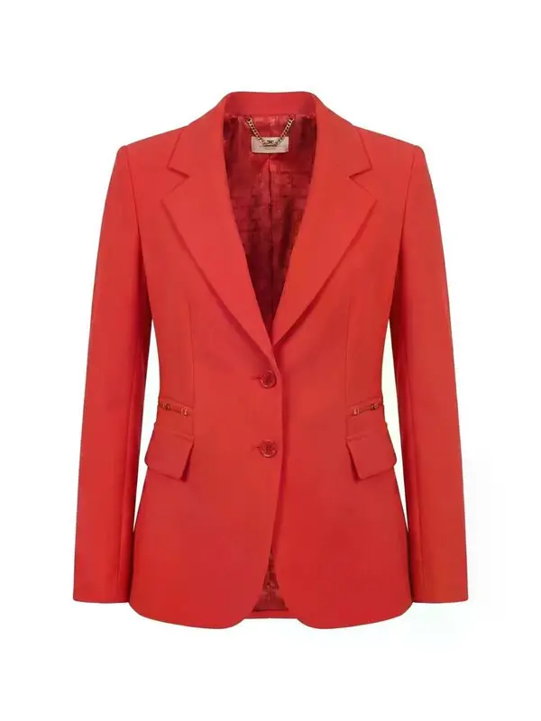 Elisabetta Franchi Single-breasted Notched-lapels Blazer