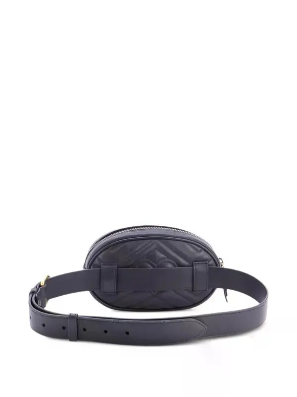 Gucci Gg Marmont Matelasse Leather Belt Bag
