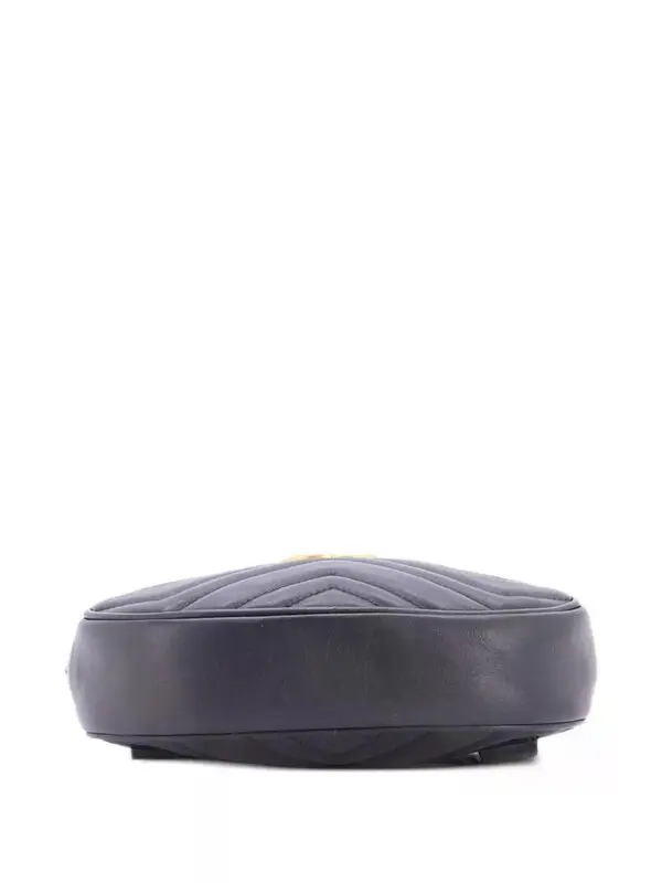 Gucci Gg Marmont Matelasse Leather Belt Bag