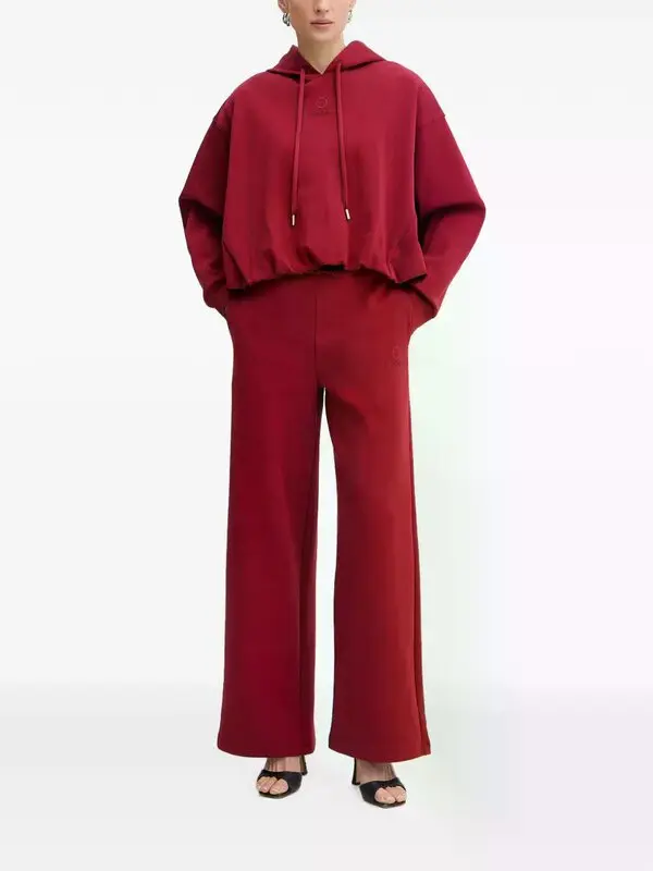 TRUSSARDI Embroidered Logo Drawstring Hoodie