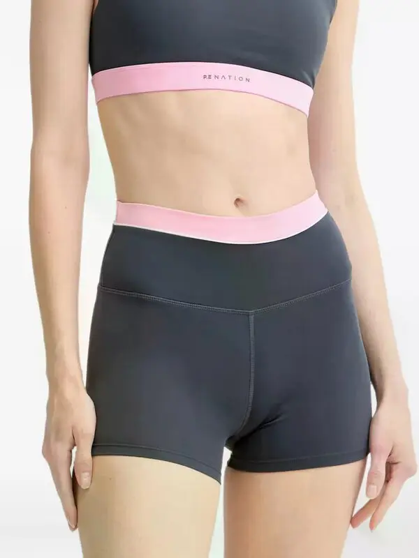 P.E Nation Reflect 3 Cycling Shorts - Blue