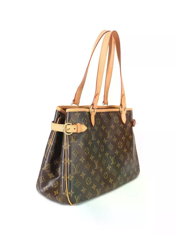 LOUIS VUITTON Monogram Batignolles Tote Bag - Brown