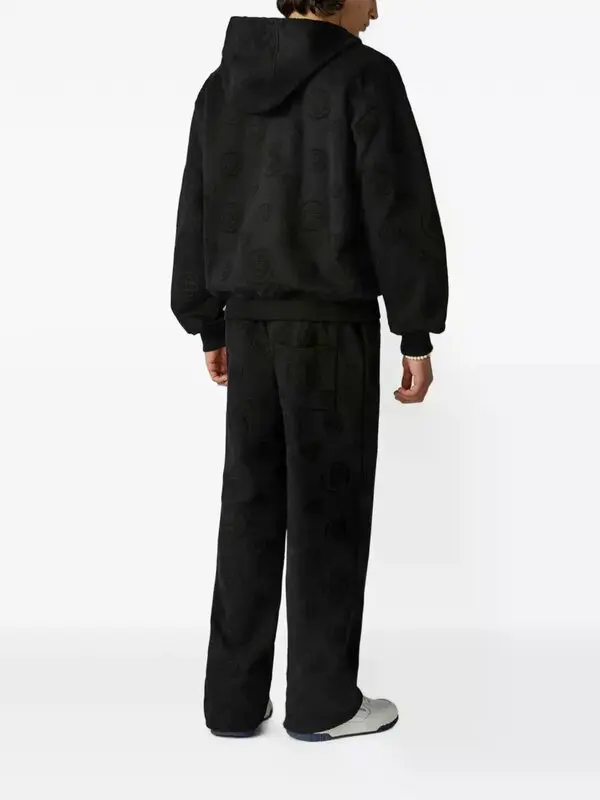 Casablanca Monogram-print Zip-up Hoodie