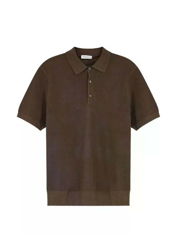 BRAMANI CASHMERE Short-sleeve Knit Sweater