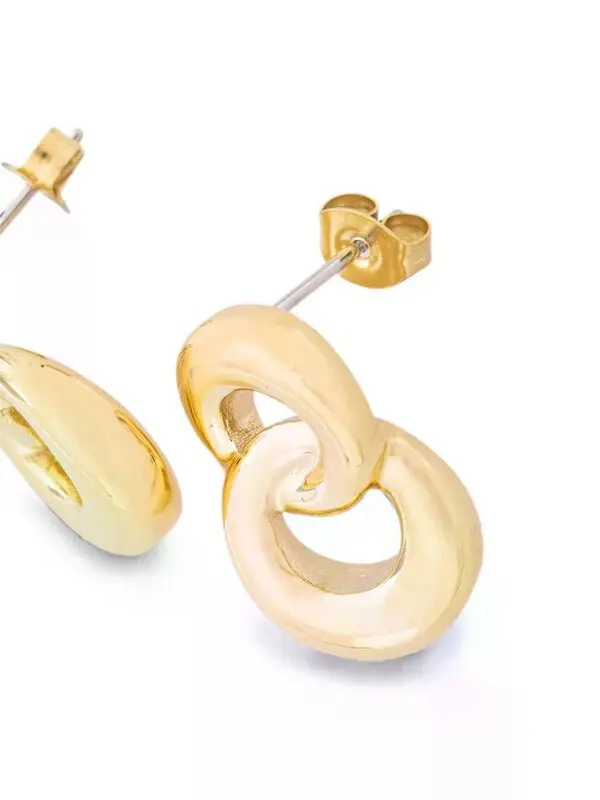 TRUSSARDI Interlocking Ring Earrings