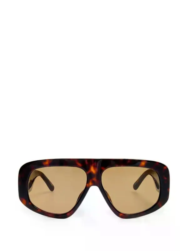 Attico Milano Pilot Sunglasses - Brown