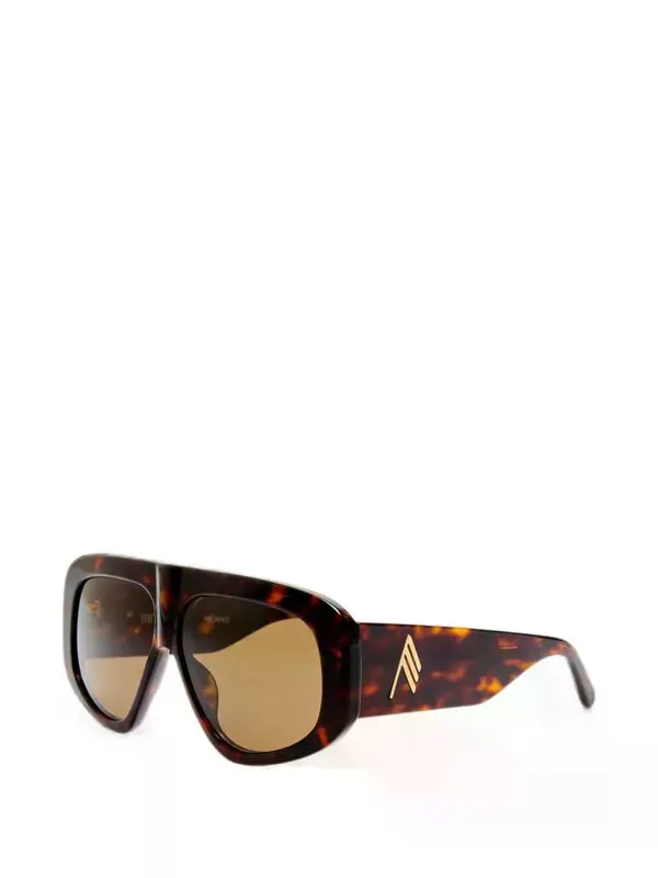 Attico Milano Pilot Sunglasses - Brown