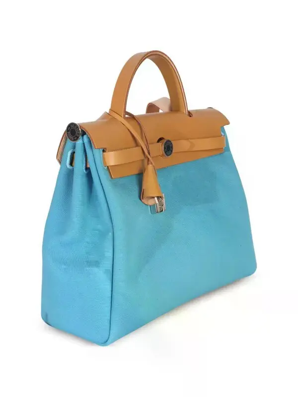 Hermès Herbag Zip Handbag - Blue