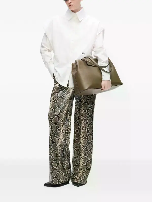 Karl Lagerfeld Rue St-guillaume Magnetic-fastening Tote Bag - Brown