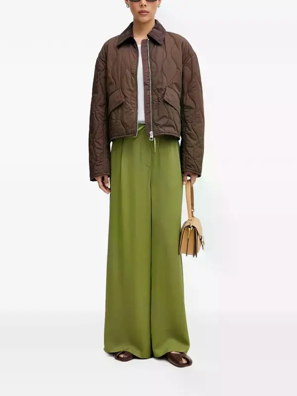 Marc O'polo Quilted Jacket With Corduroy Collar