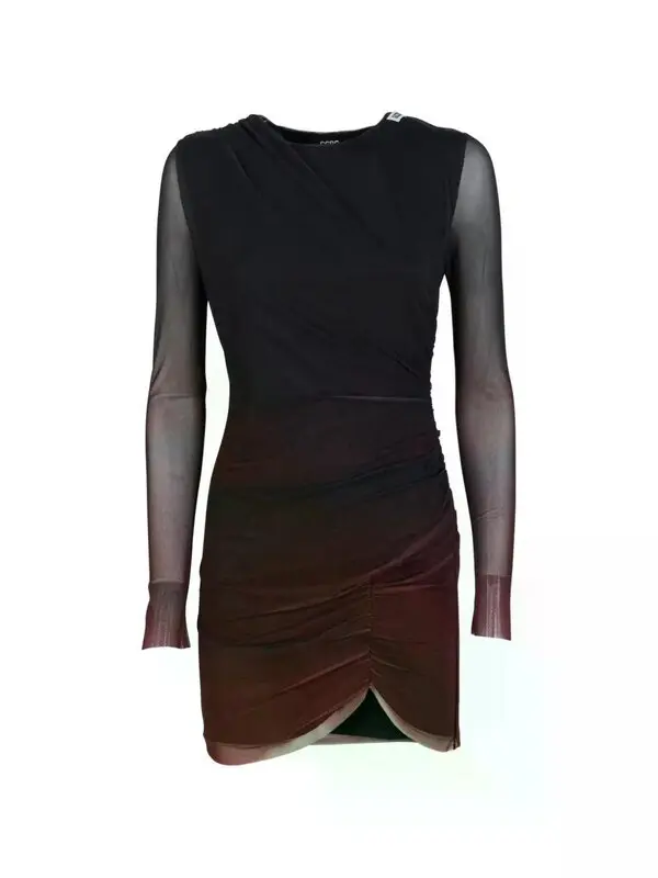 Gcds Ruched Tulle Mini Dress