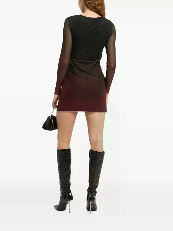 Gcds Ruched Tulle Mini Dress