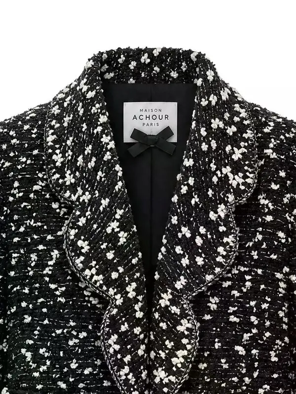 EDWARD ACHOUR PARIS Mélange-effect Bouclé Jacket