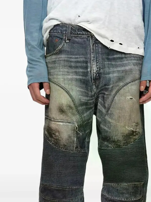 Andersson Bell Distressed Panelled Jeans