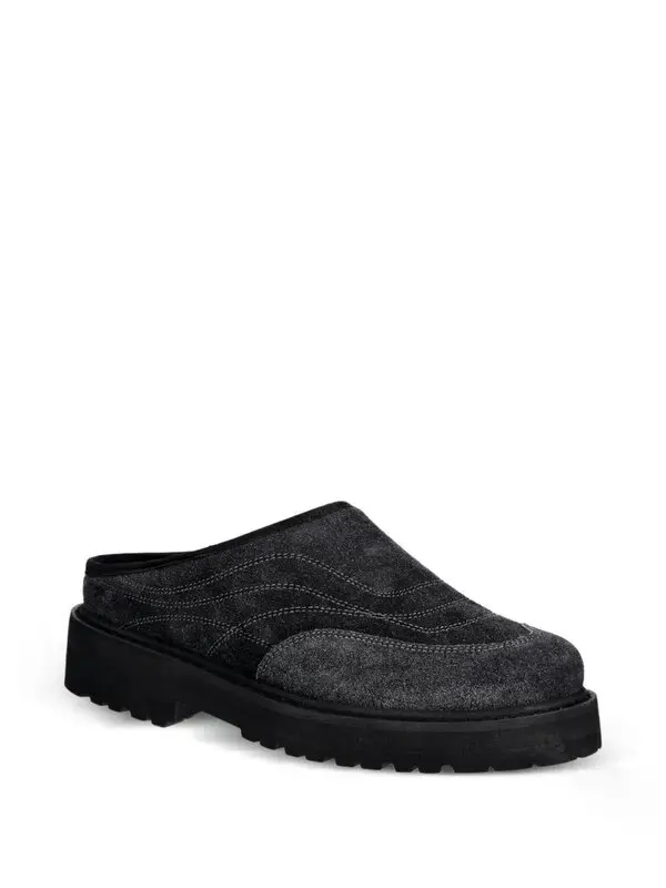 Diemme Contrast-stitch Slip-on Mules