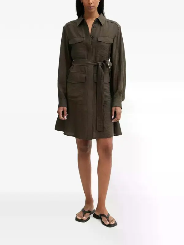 Marc O'polo Belted Cargo Mini Dress