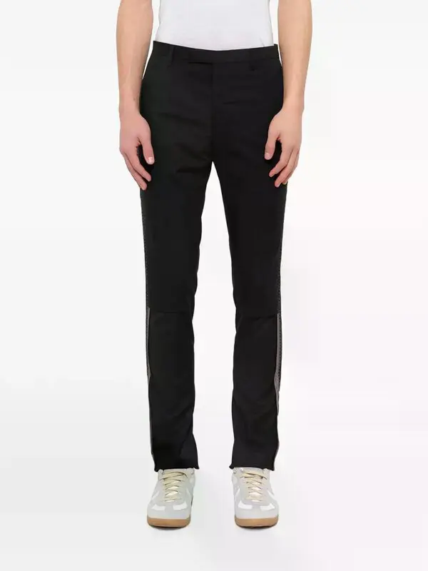 LANVIN Contrast Panel Slim Trousers