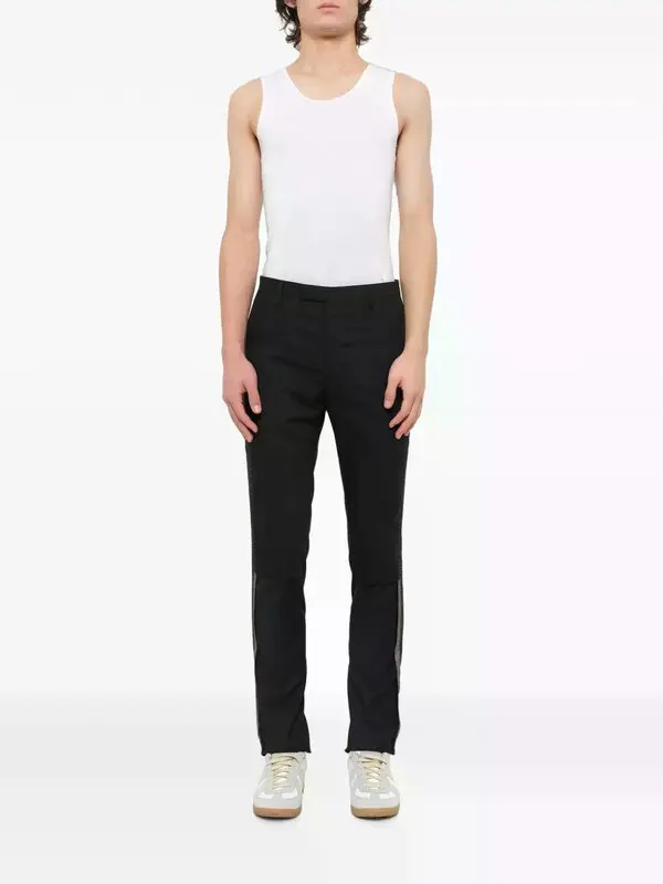 LANVIN Contrast Panel Slim Trousers