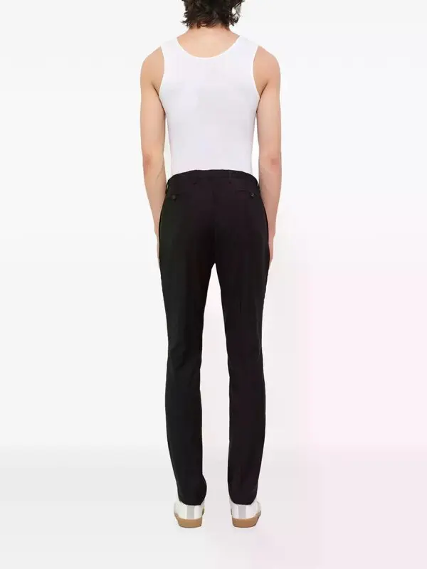 LANVIN Contrast Panel Slim Trousers
