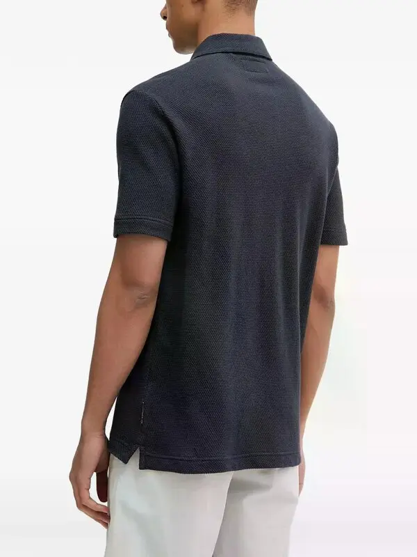 Marc O'polo Textured Short-sleeve Polo Shirt