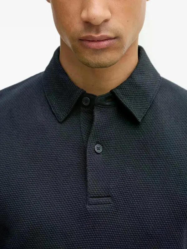 Marc O'polo Textured Short-sleeve Polo Shirt