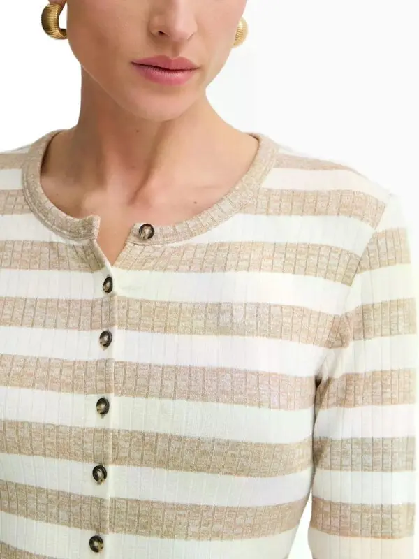 Rag & Bone Striped Ribbed Cardigan