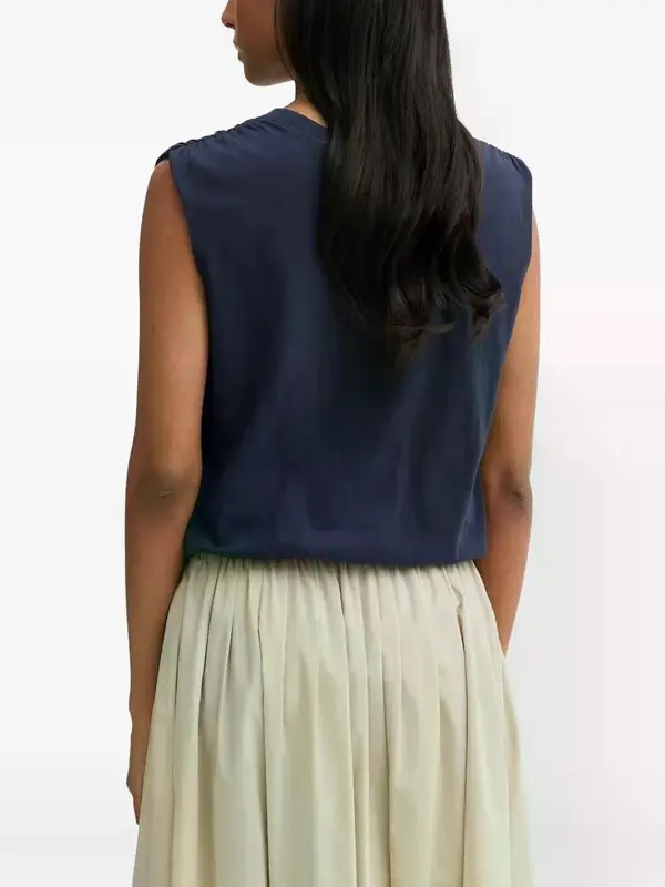 Rag & Bone Mica Ruched Shoulder Sleeveless Top