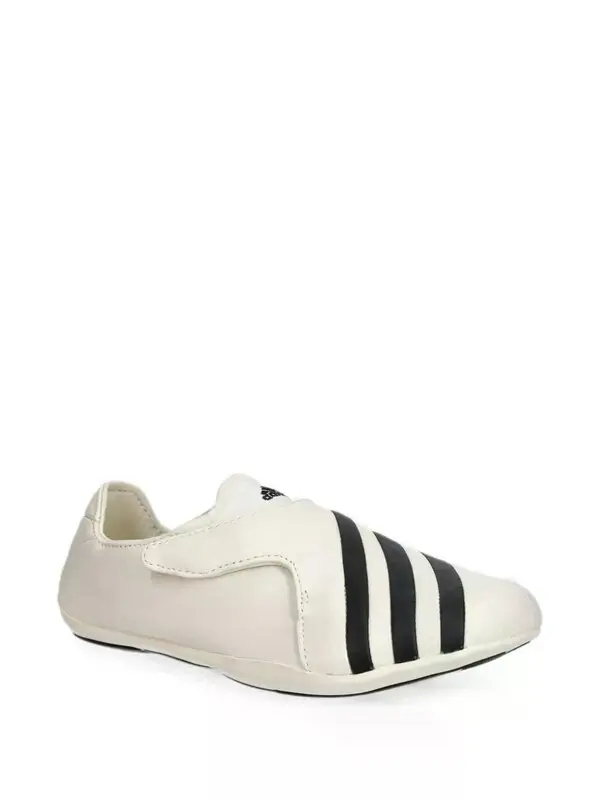 Adidas X Pharrell Williams Side-stripe Touch-strap Sneakers - Neutrals