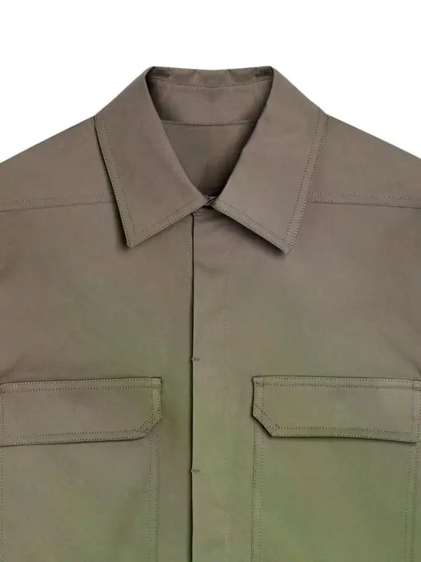 Rick Owens Chest-pocket Shirt - Brown