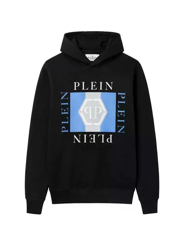 Philipp Plein Logo-print Hoodie - Black