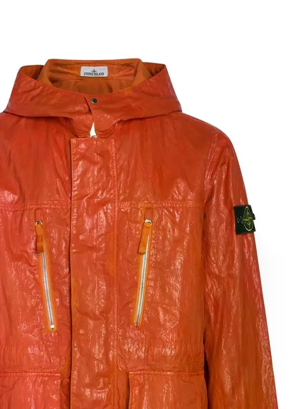 Stone Island Logo-patch Hooded Jacket