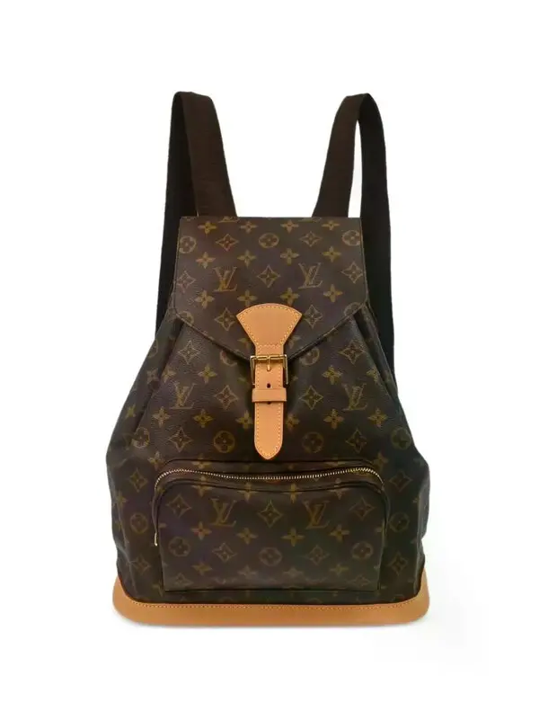 LOUIS VUITTON Monogram Montsouris Gm Backpack - Brown
