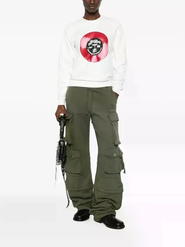Kenzo Graphic Print Raglan Sleeve Sweatshirt