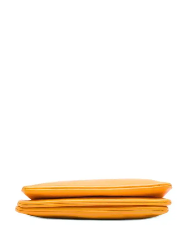 Celine Lambskin Trio Crossbody Bag - Orange
