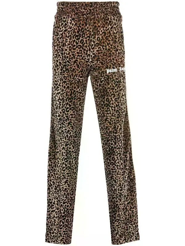 Palm Angels Leopard-print Track Pants