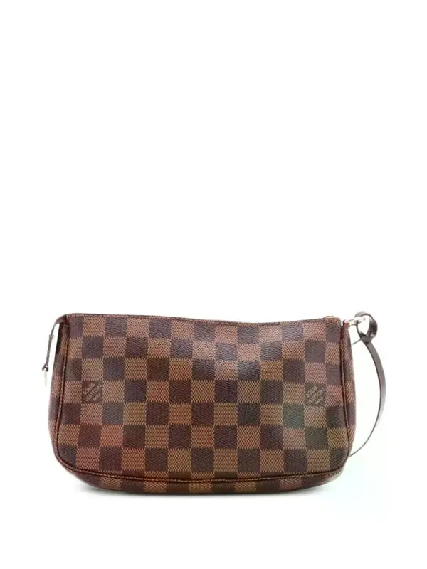 LOUIS VUITTON Pochette Accessories Damier Clutch Bag - Brown